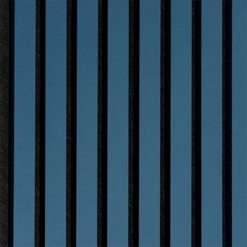 Blue Fluted Panels / WPC Panels with 3D Effect